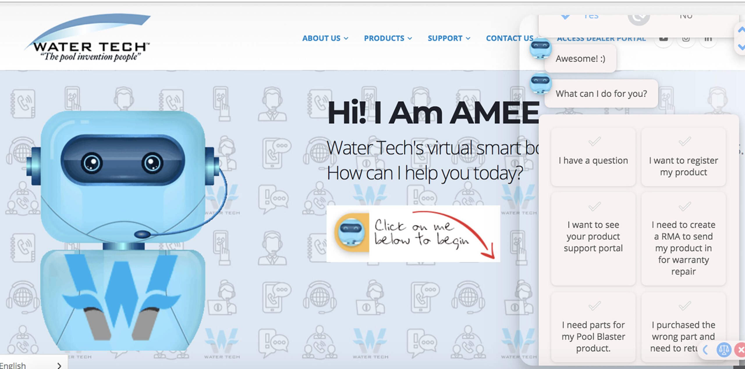 Water Tech Corp launches online customer service bot - PoolPro