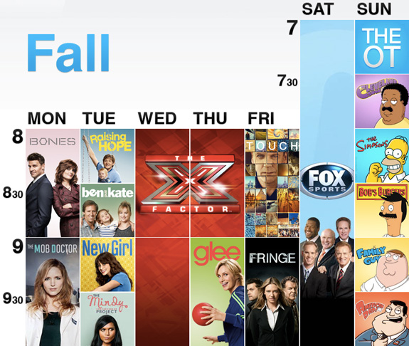 FOX’s new fall schedule! – PopBytes