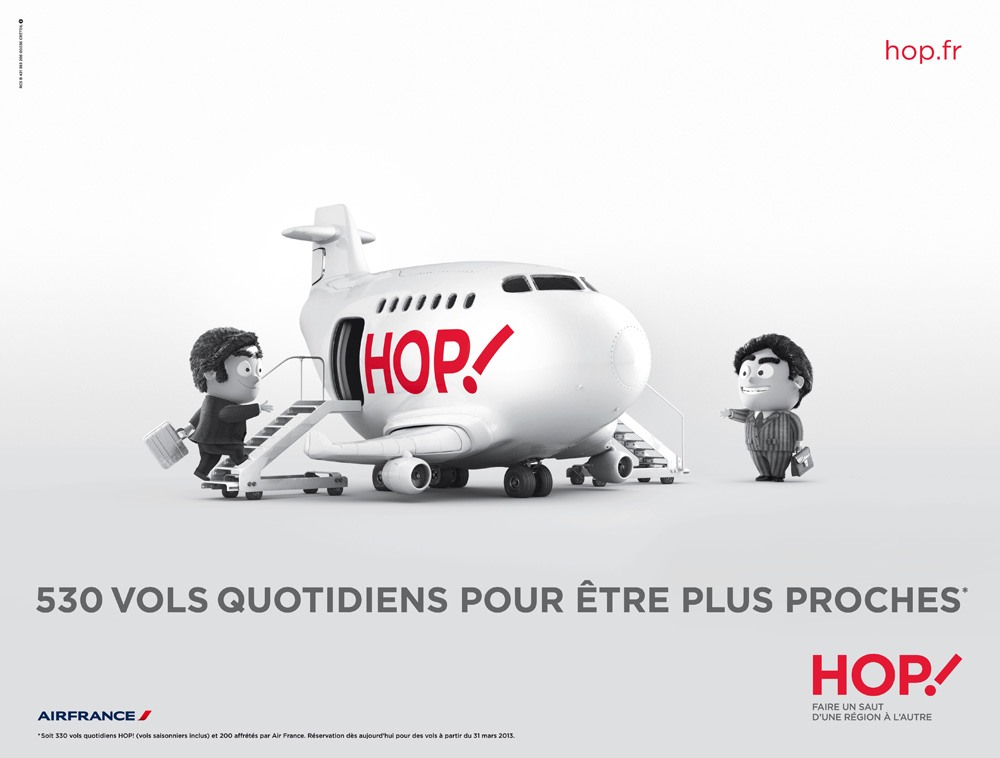 Campagne de publicité HOP! par l’agence H – BLOG Com & Marketing
