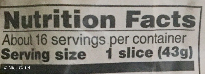 Why is One Slice of Bread the Serving Size? - PopUpBackpacker