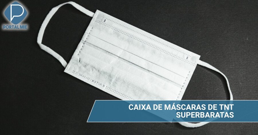 Promoção no Shimamura: caixa de máscaras de TNT baratíssima - Portal Mie