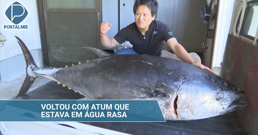 Foi pescar peixinhos e voltou com atum gigante - Portal Mie