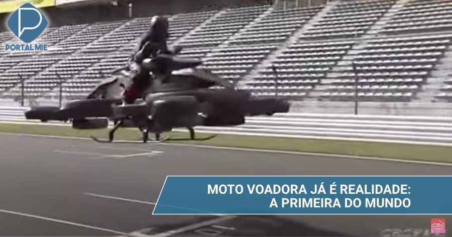 Primeira moto voadora do mundo é apresentada no Japão - Portal Mie