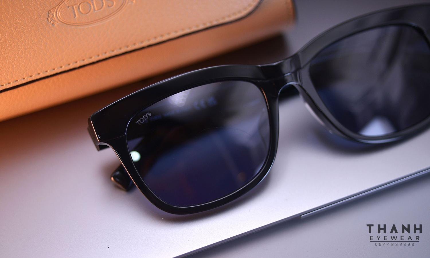 Kính Râm Tod S To0319 01v Shiny Black Blue