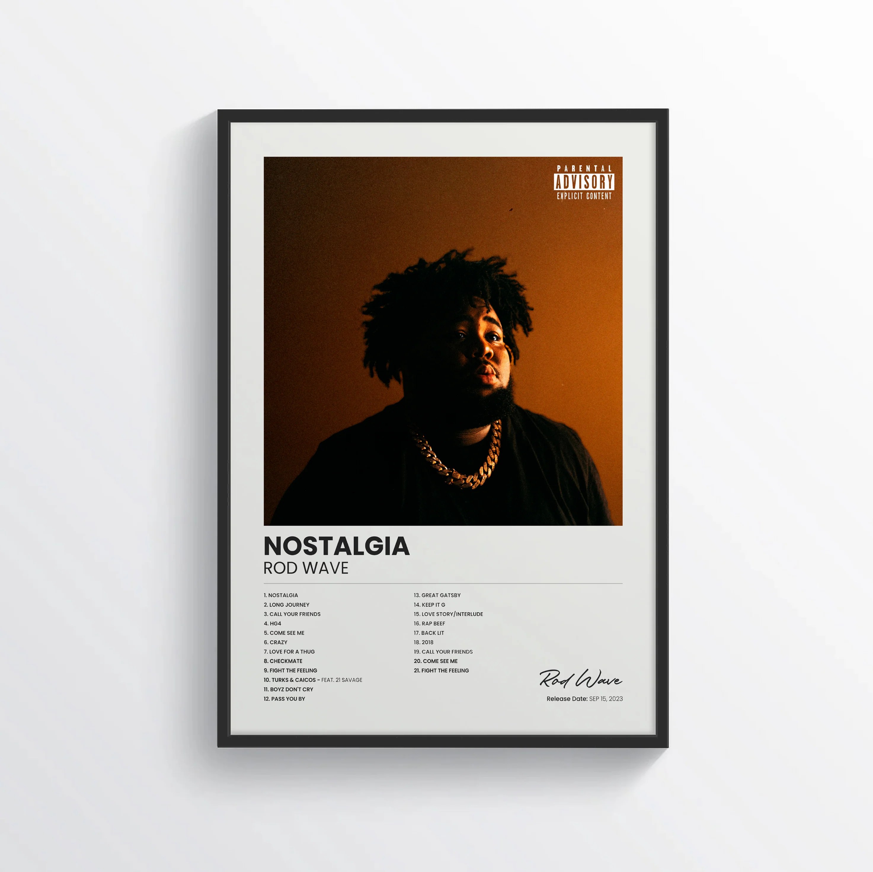 Nostalgia Rod Wave Postersdrop