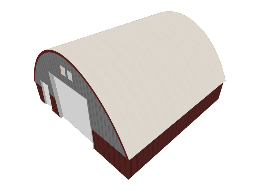 30 X 30 Hoop Building Print – POST FRAME IDEAS