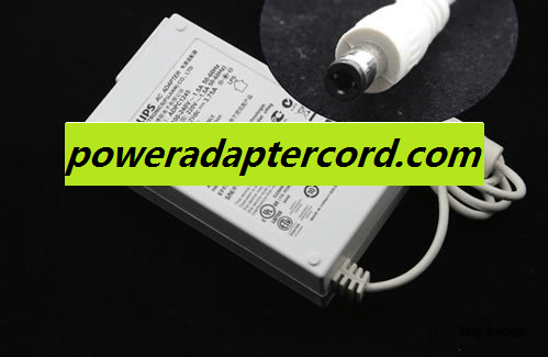 Genuine PHILIPS 12V 3.75A ADPC1245 ADPC12416AB White LCD Monitor power ...