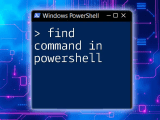 Mastering The Find Command In Powershell A Quick Guide