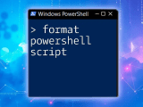 Handy Powershell Scripts For Everyday Tasks