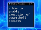 How To Enable Execution Of Powershell Scripts Simply