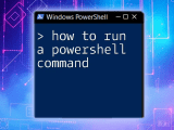 How To Run A Powershell Command A Quick Guide