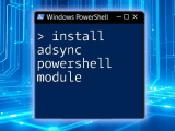 Mastering The Art Of Install Powershell Modules