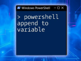 Powershell Clear Error Variable An Easy Guide