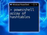 Exploring Powershell Array Of Arrays A Simple Guide