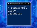 Powershell Validate Parameter A Quick Overview