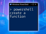 Powershell Create A Function A Simple Guide