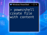 Powershell Create File With Content A Simple Guide