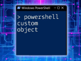Mastering Powershell Custom Objects For Effortless Scripting