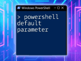 Powershell Validate Parameter A Quick Overview