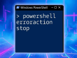 Understanding Powershell Errorlevel For Smooth Scripting