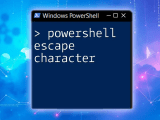 Powershell Validate Parameter A Quick Overview