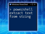 Powershell Extract Text From String A Simple Guide