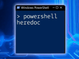 Powershell Ordered Array A Quick Guide