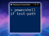 Powershell If Test Path Quick Guide To Conditional Checks