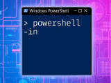 Mastering The Powershell Option A Quick Guide