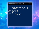 Mastering Powershell Objects A Quick Guide