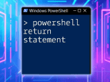 Understanding Powershell Return Statement With Examples