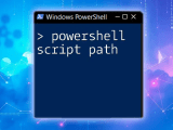 Powershell Scripts For Admins A Quick Reference Guide