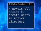 Powershell Script To Create Users In Active Directory