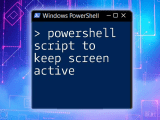 Powershell Script To Execute Exe A Quick Guide