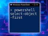 Mastering Powershell New Object Psobject A Swift Guide