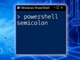 Mastering The Powershell Show Command A Quick Guide