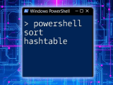 Mastering Powershell Nested Hash Table A Quick Guide