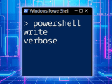 Mastering Powershell Write Progress A Quick Guide