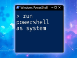 Run Powershell As System A Quick How To Guide