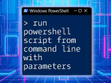 Run Powershell Script From Command Line With Parameters Guide