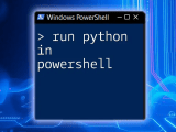 Run Python In Powershell A Simple Guide To Get Started