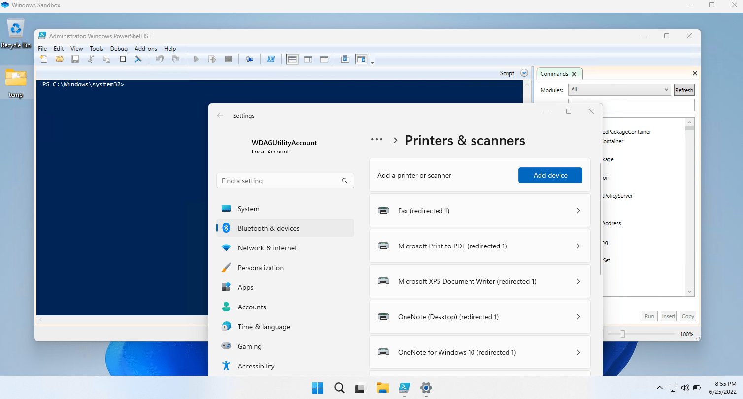 PowerShell is fun :)Start Windows Sandbox with parameters