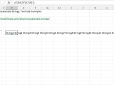 Excel Function Concatenate Range