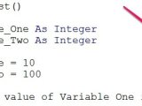 Define Variables In Vba Declare Variables And Assign Them Expressions