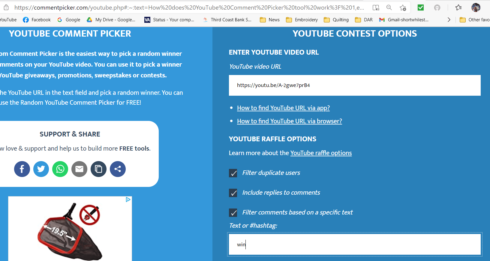 Winner of the Embroidery CDs! – Power Tools with Thread