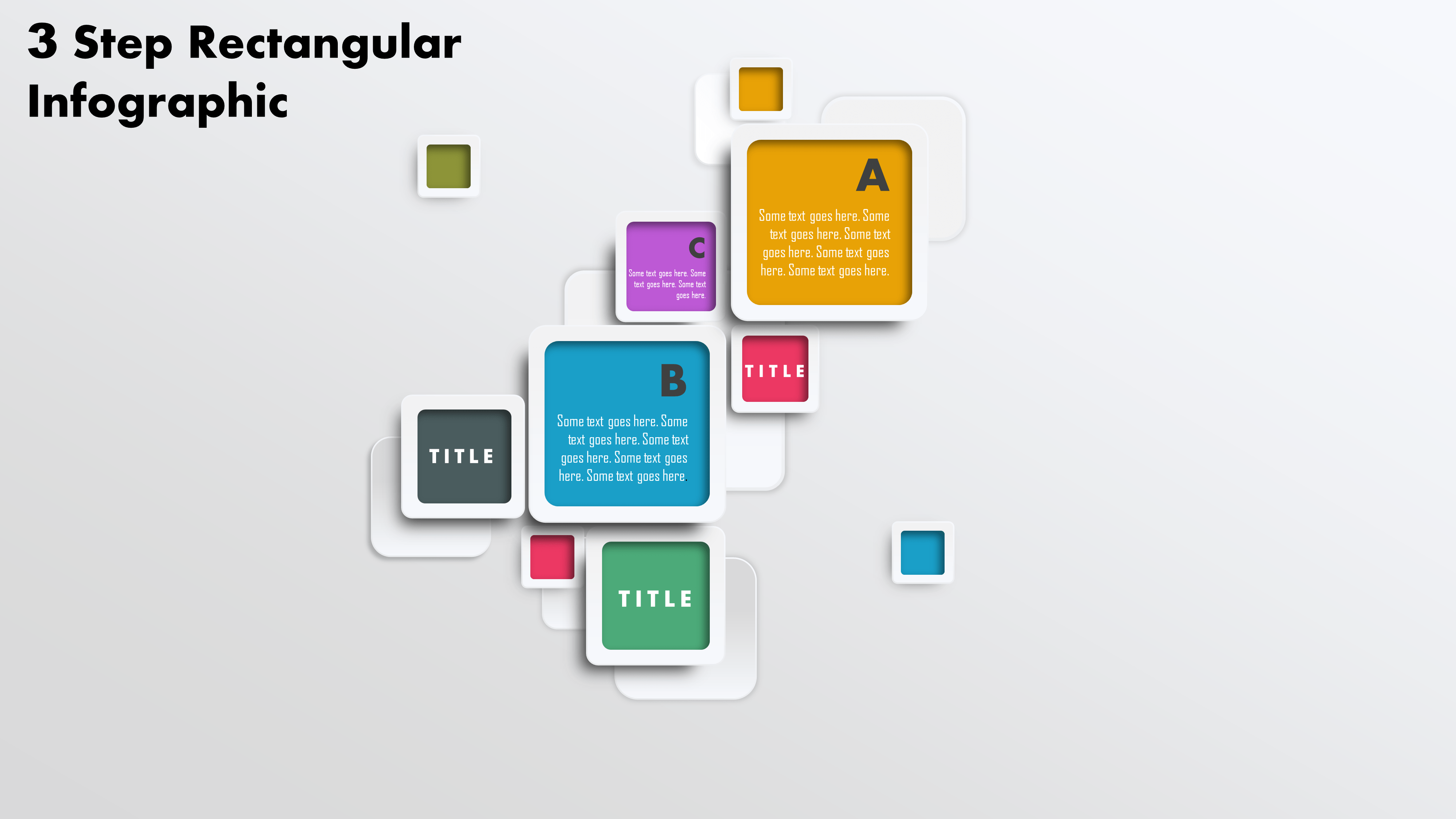 3 Step Infographic PowerPoint Templates - PowerUP with POWERPOINT