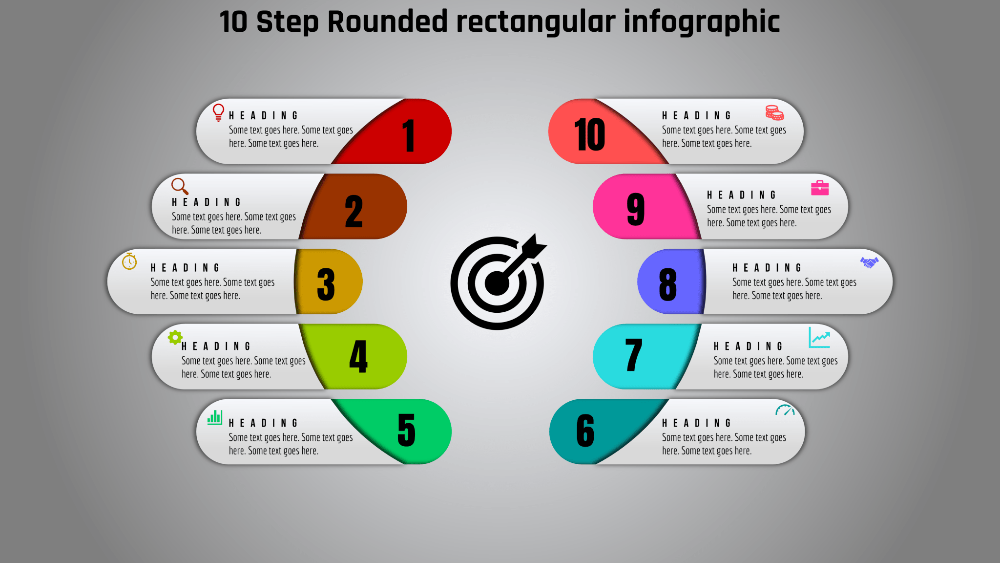 10 Step Infographic PowerPoint Templates – PowerUP with POWERPOINT