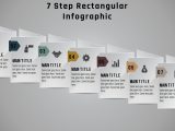12 Powerpoint 7 Step Rectangular Infographic Powerup With Powerpoint