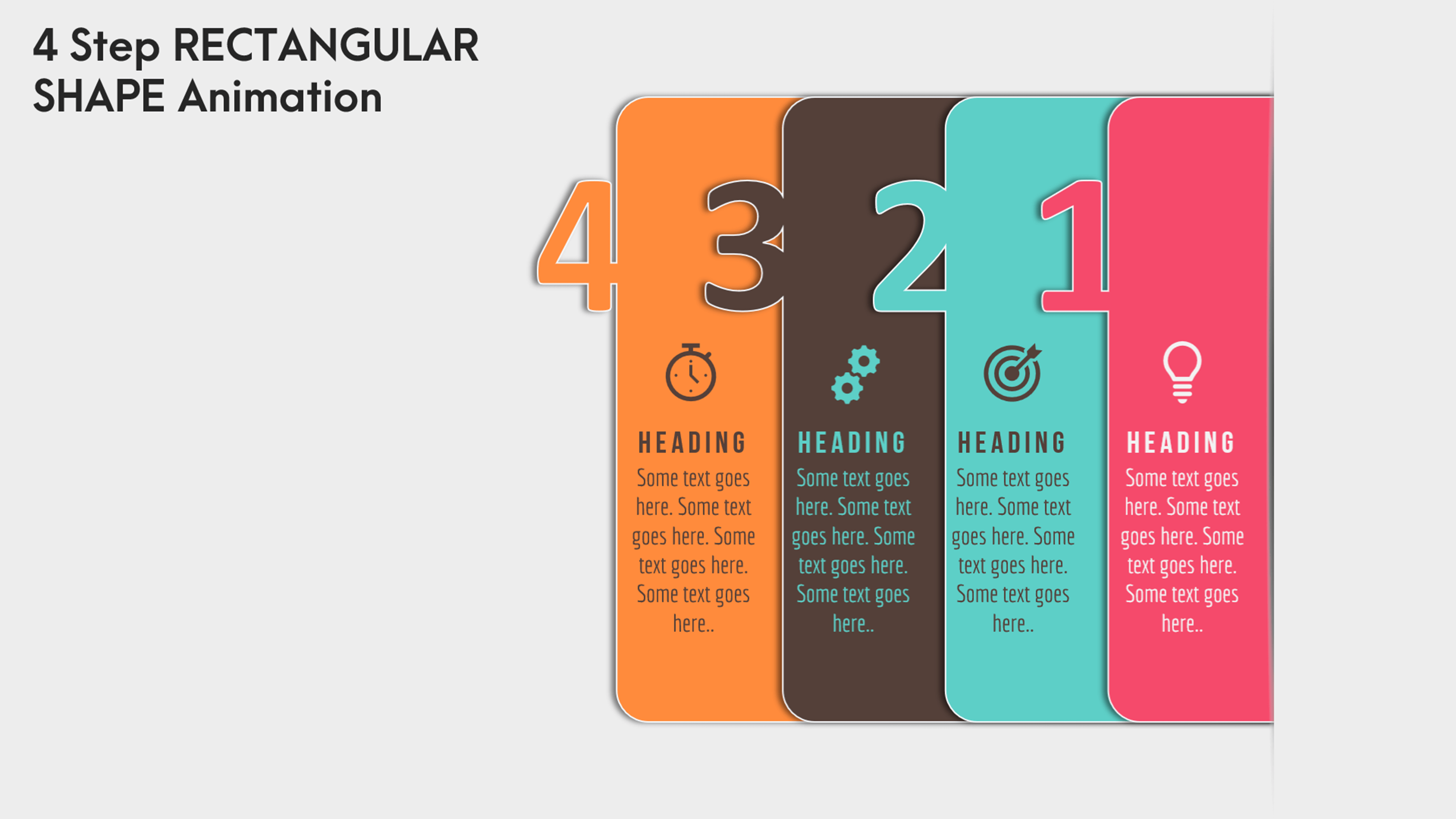 37 Powerpoint 4 Step Rectangular Shape Infographic Animation Powerup 37 Powerpoint 4 Step Rectangular Shape Infographic Animation Powerup