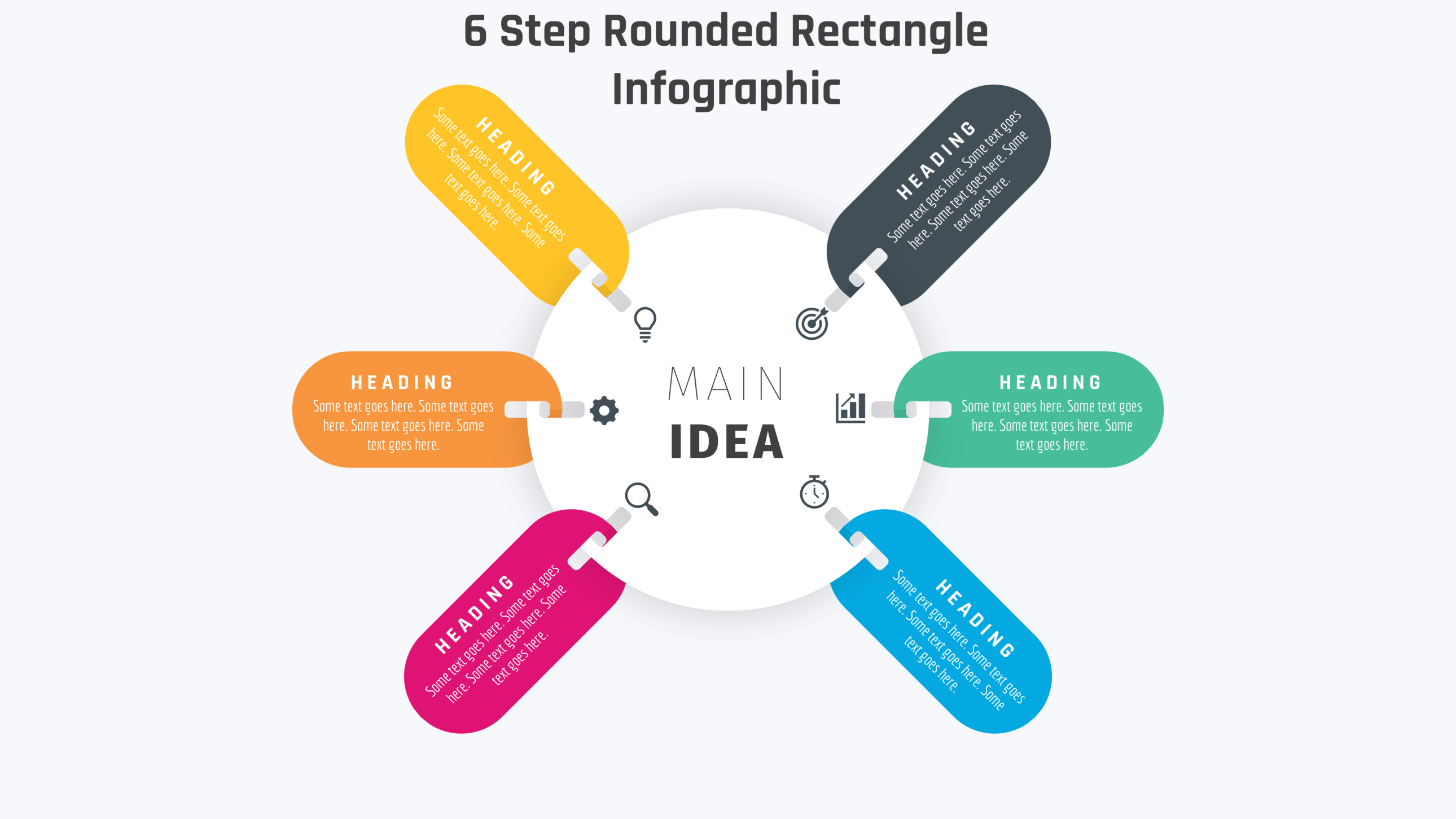 6 Step Infographic PowerPoint Templates – PowerUP with POWERPOINT